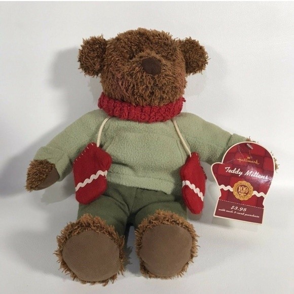 Hallmark | Toys | Hpnwt Hallmark Brown Teddy Bear Plush Animal 3 Tall ...